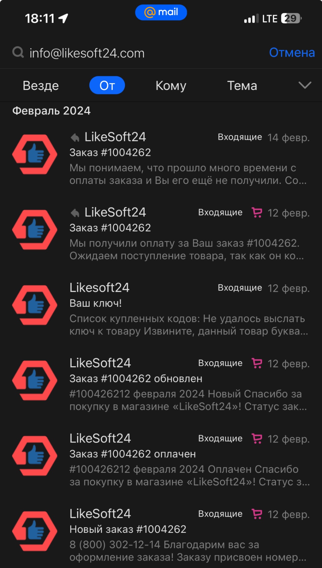 LikeSoft24 - отзывы и оценки реальных клиентов о компании